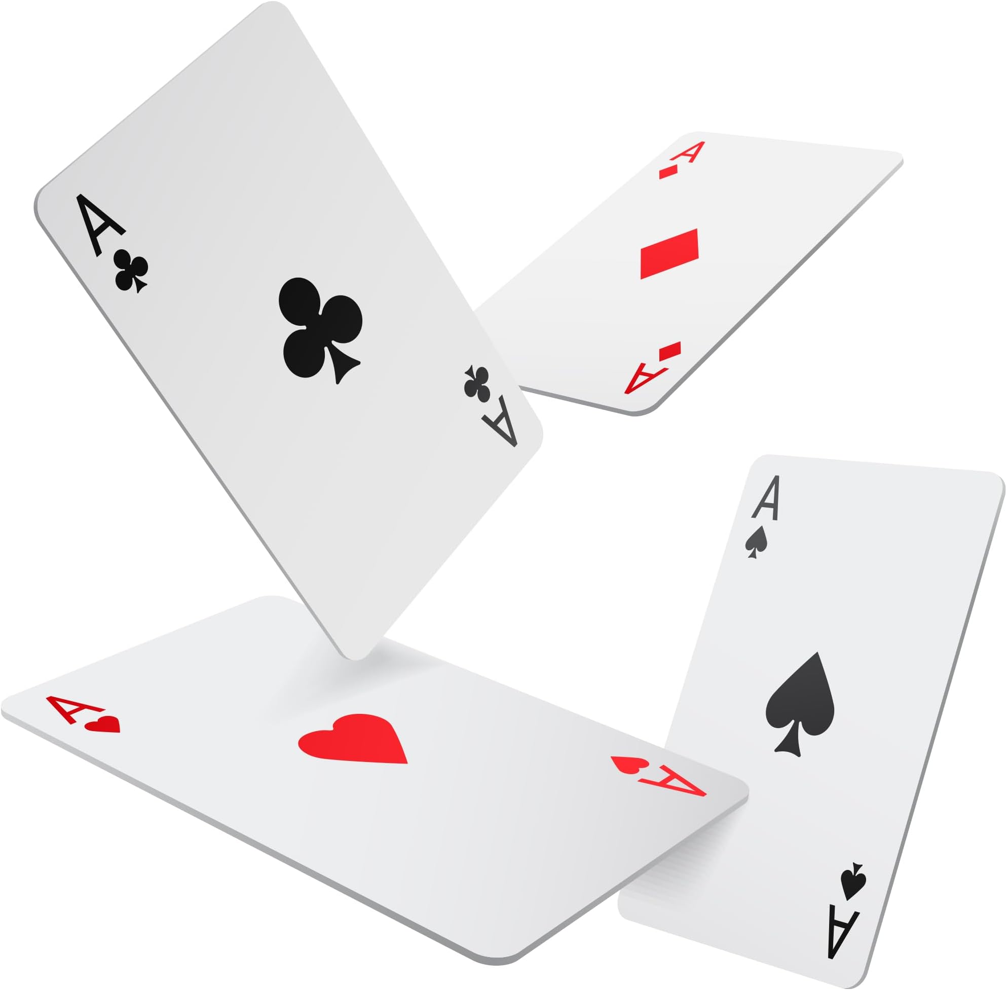 2X A4 Giant Jumbo Plastic Coated Playing Cards Deck 28 cm Outdoor ...