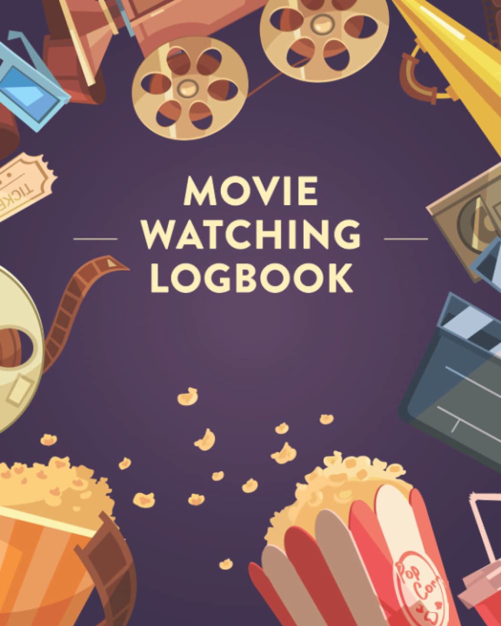 Amazon.com: Movie Watching Logbook: Movie Tracker And Reviews Log Book ...