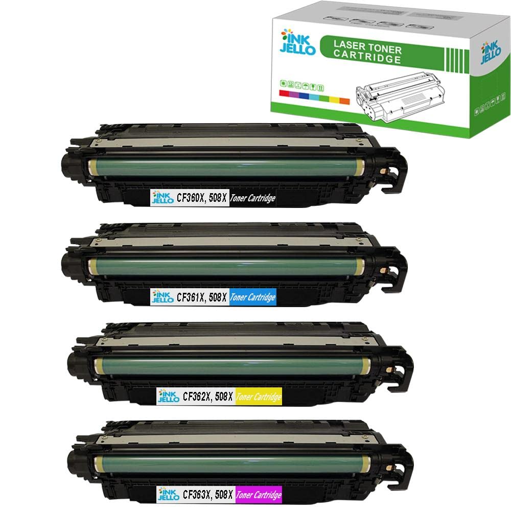 InkJello Toner Cartridge For Printer, Compatibile with HP Colour ...