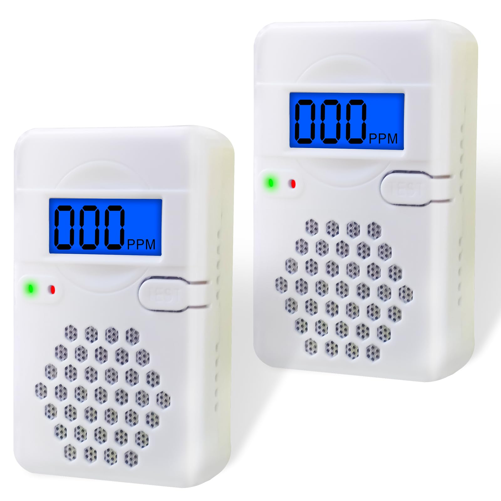 Carbon Monoxide Detectors,Portable CO Alarm Detector Device with LED ...