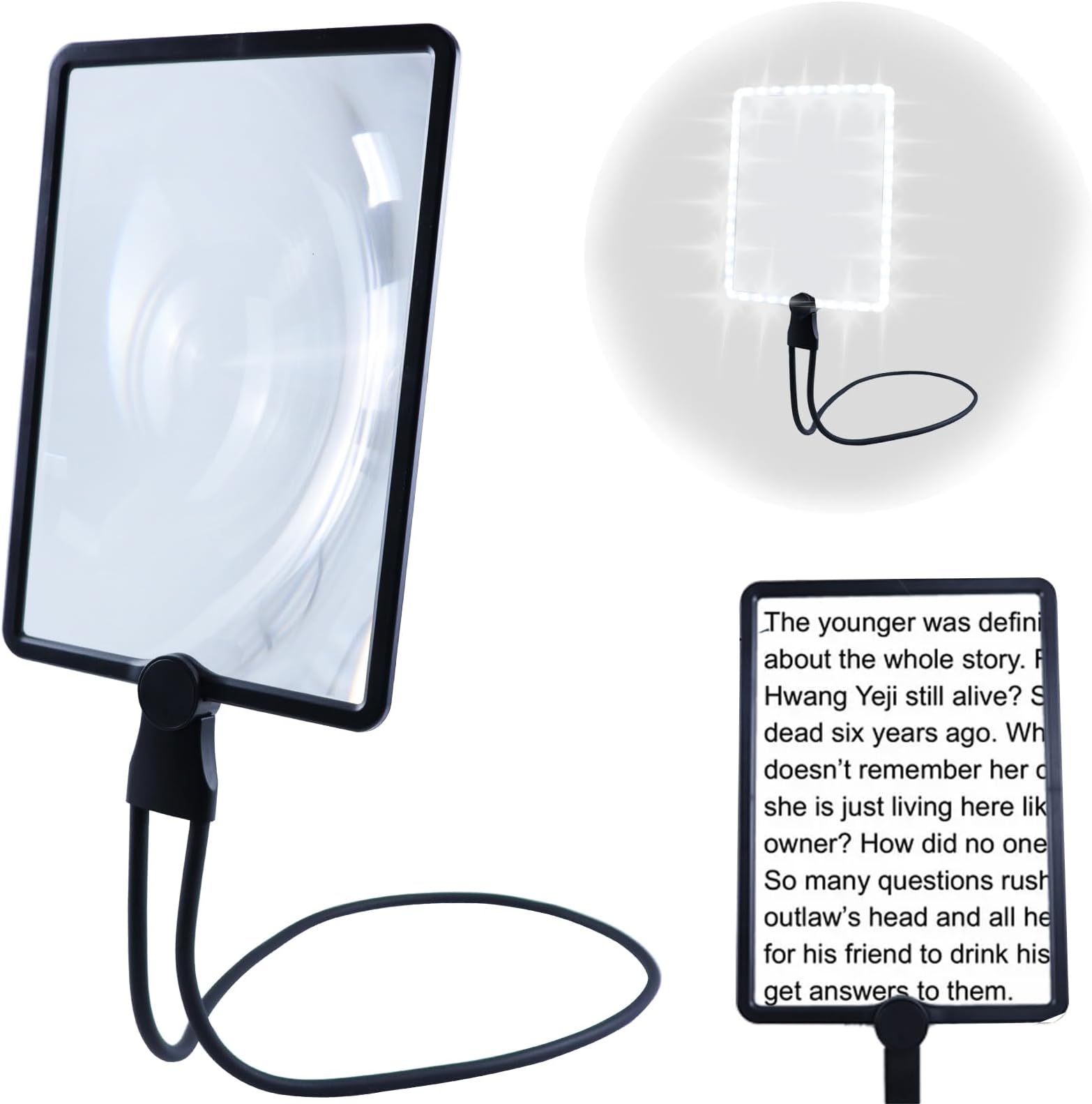 PalProt® Magnifying Glass with Light Hands Free: 3x Neck Wearable ...