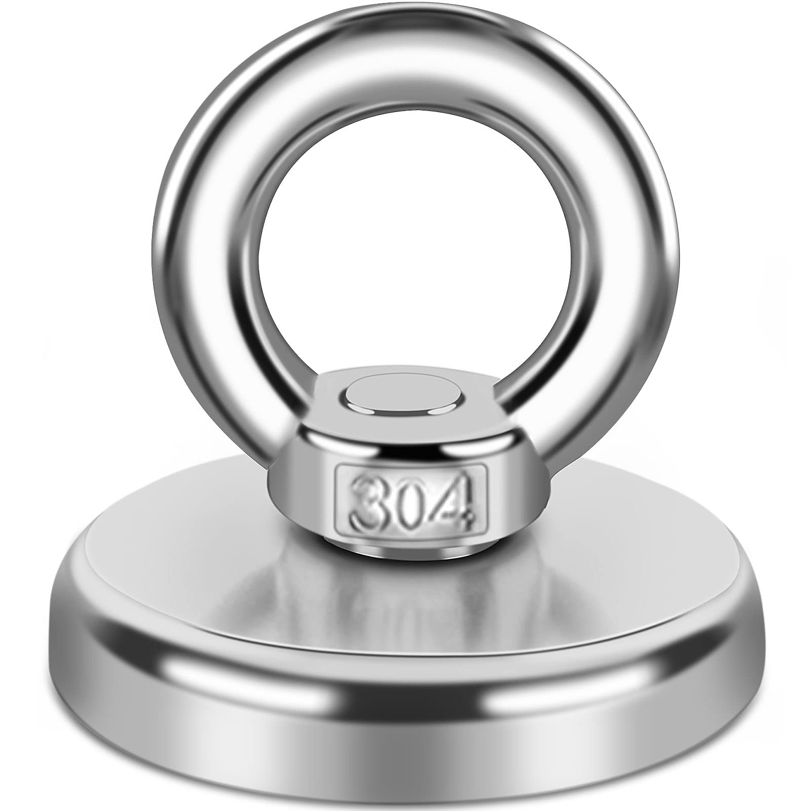 MIN CI Neodymium Magnets 255lb Super Strong Magnet Fishing,Heavy Duty ...