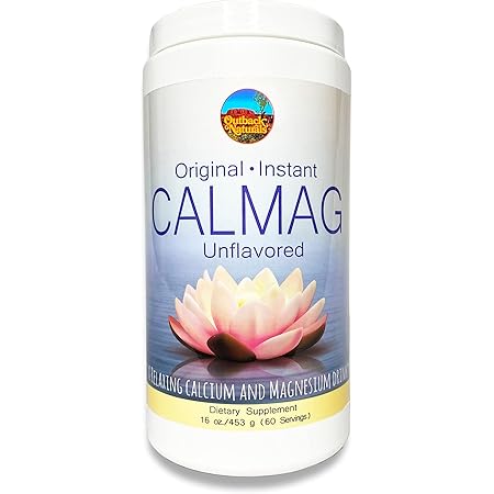 Amazon.com: Calcium Magnesium Powder Supplement - CalMag Plus with ...