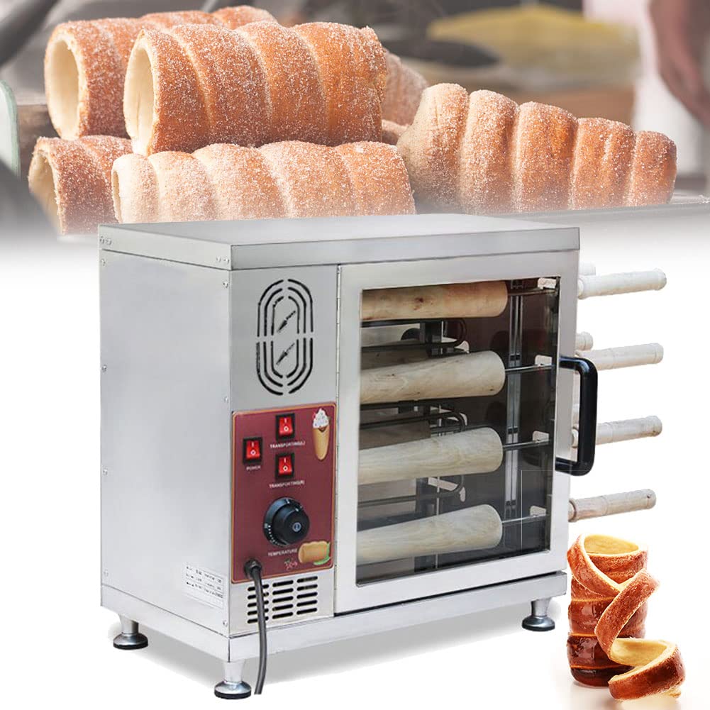 Chimney Bread Roll Grill Maker 3000w Ice Cream Cone Grill | Desertcart UAE