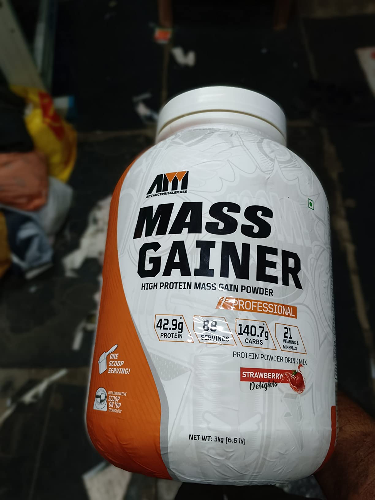 Advance MuscleMass Mass Gainer Powder with Enzyme Blend | 7.15 G ...