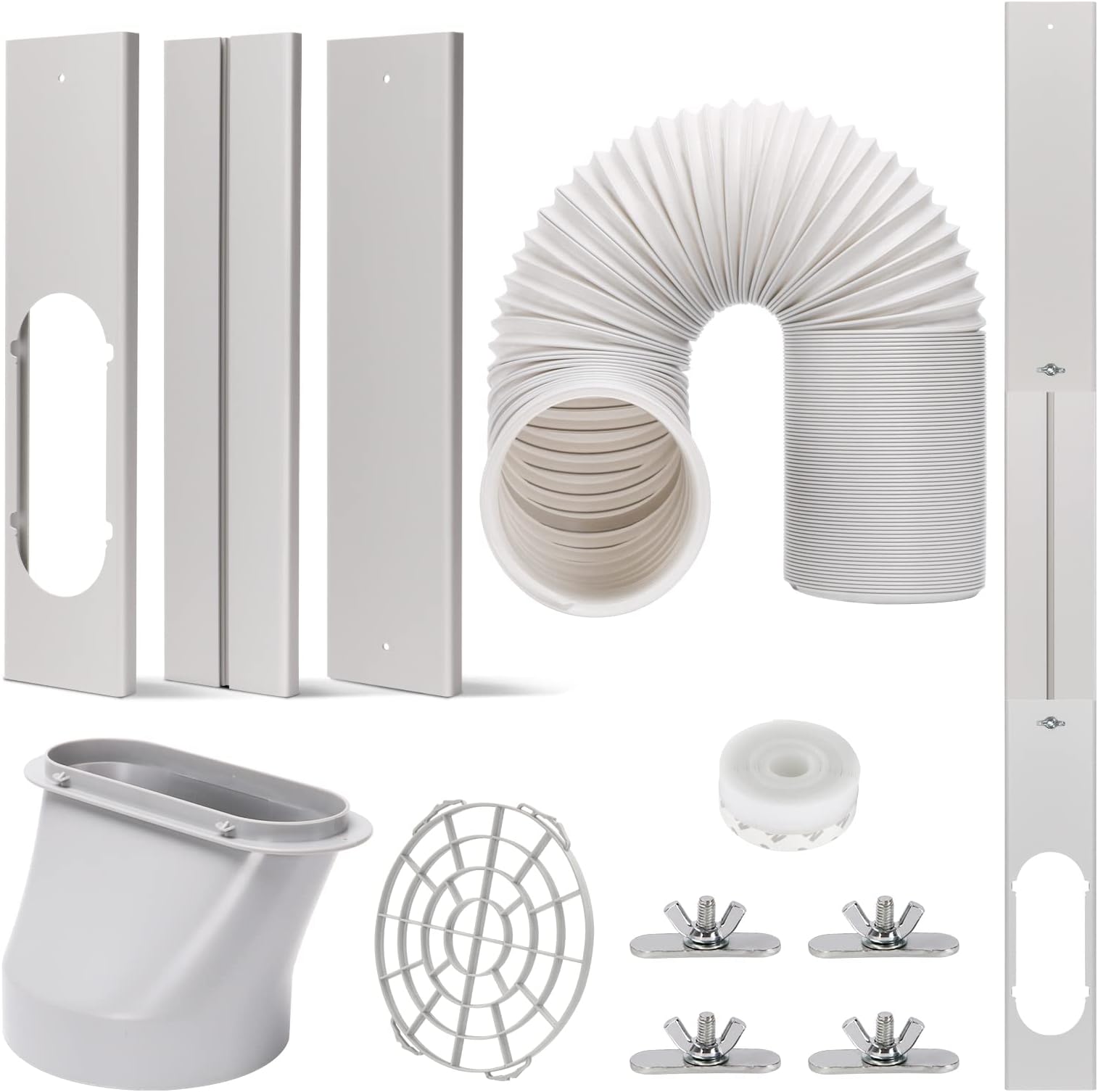 Amazon.com: Air Jade Dual Hose Portable Air Conditioner Window Seal Kit ...