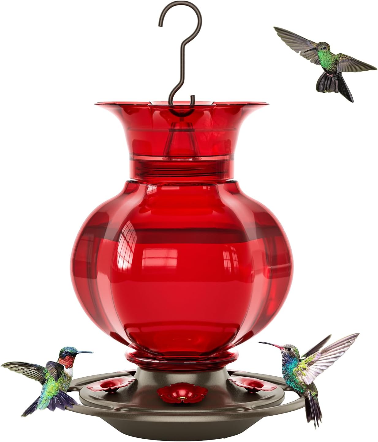 Amazon.com : Hummer's Galore Hummingbird Feeders - Glass Feeder with UV ...