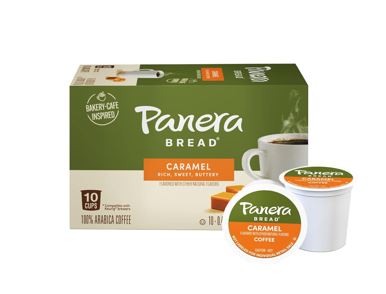 Amazon.com : Panera Bread Caramel Light Roast Coffee, Single Serve K ...