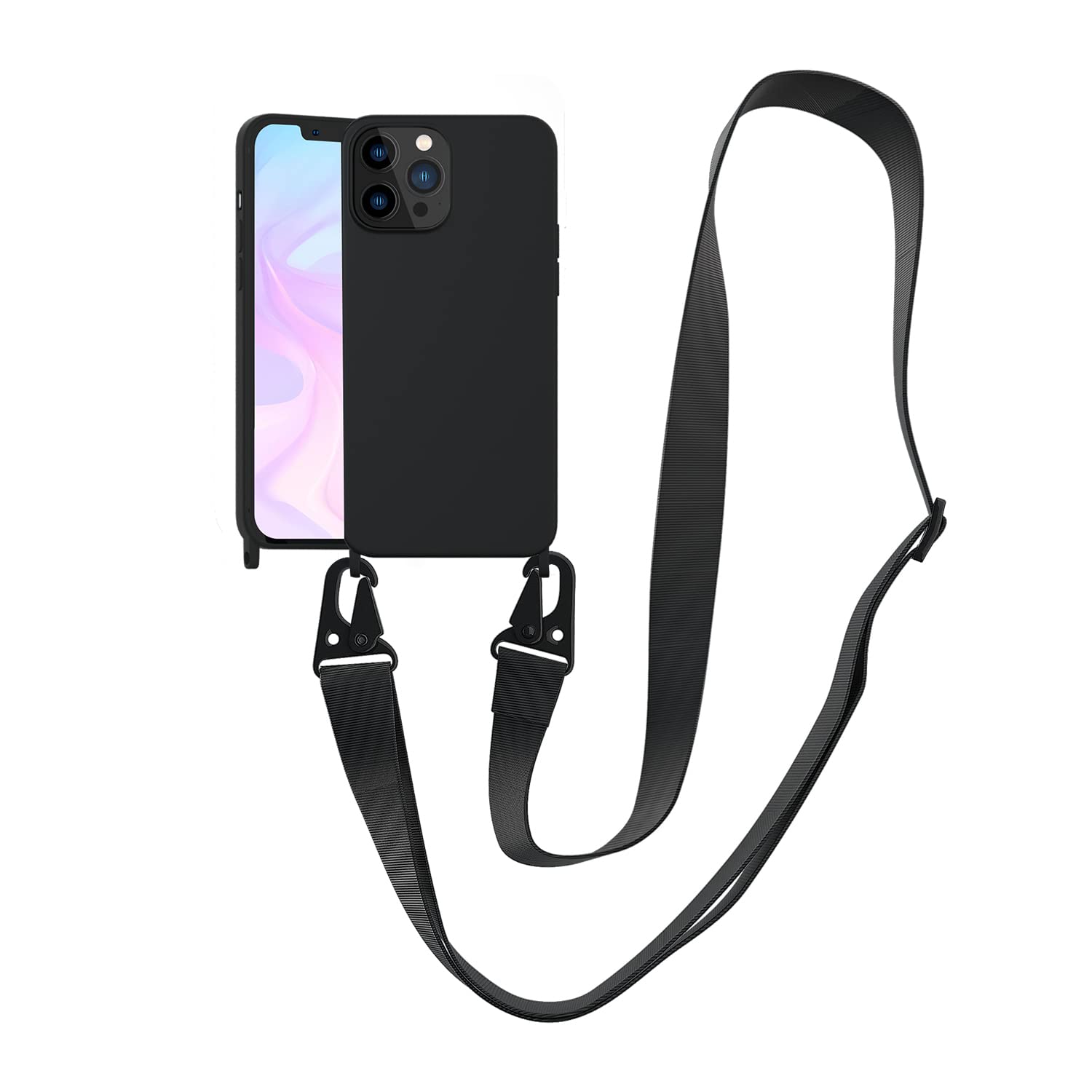 Amazon.com: VooDirop Compatible with iPhone 15 Pro Case with Lanyard ...