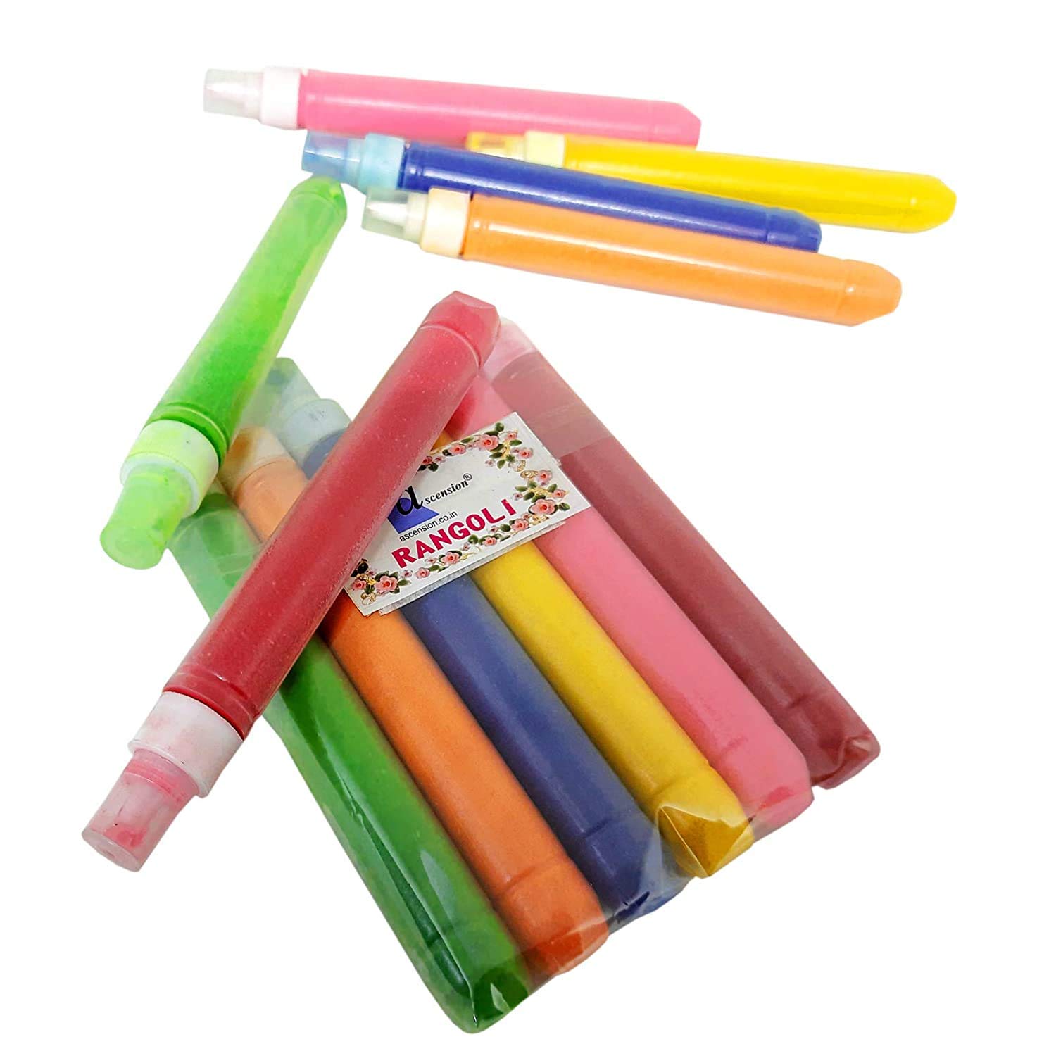 Buy Ascension ® Rangoli Kit Creativity Diwali Floor Decoration 8X8 ...