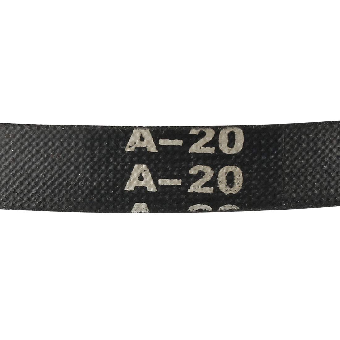 Snapklik.com : Uxcell A20 Drive V-Belts 20" Inner Length 13mm Width 8mm ...