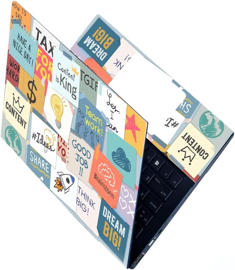 BAEYE Full Laptop Skin Stickers HD Quality Sticker for Laptops Upto 15. ...