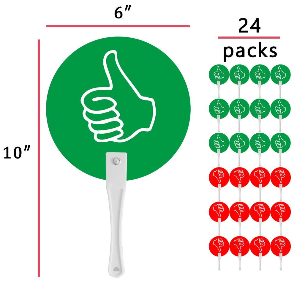 Ancasuna Thumbs Upthumbs Down Paddles For Classroom Voting Teacher ...