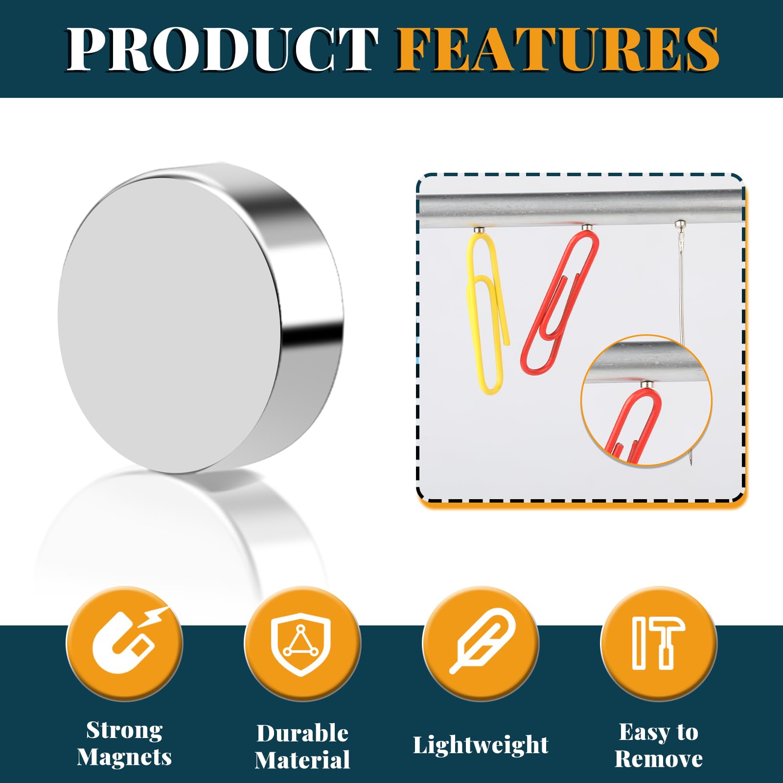 Snapklik.com : 2000 Pack Small Magnets, 2x1mm Refrigerator Magnets Rare ...