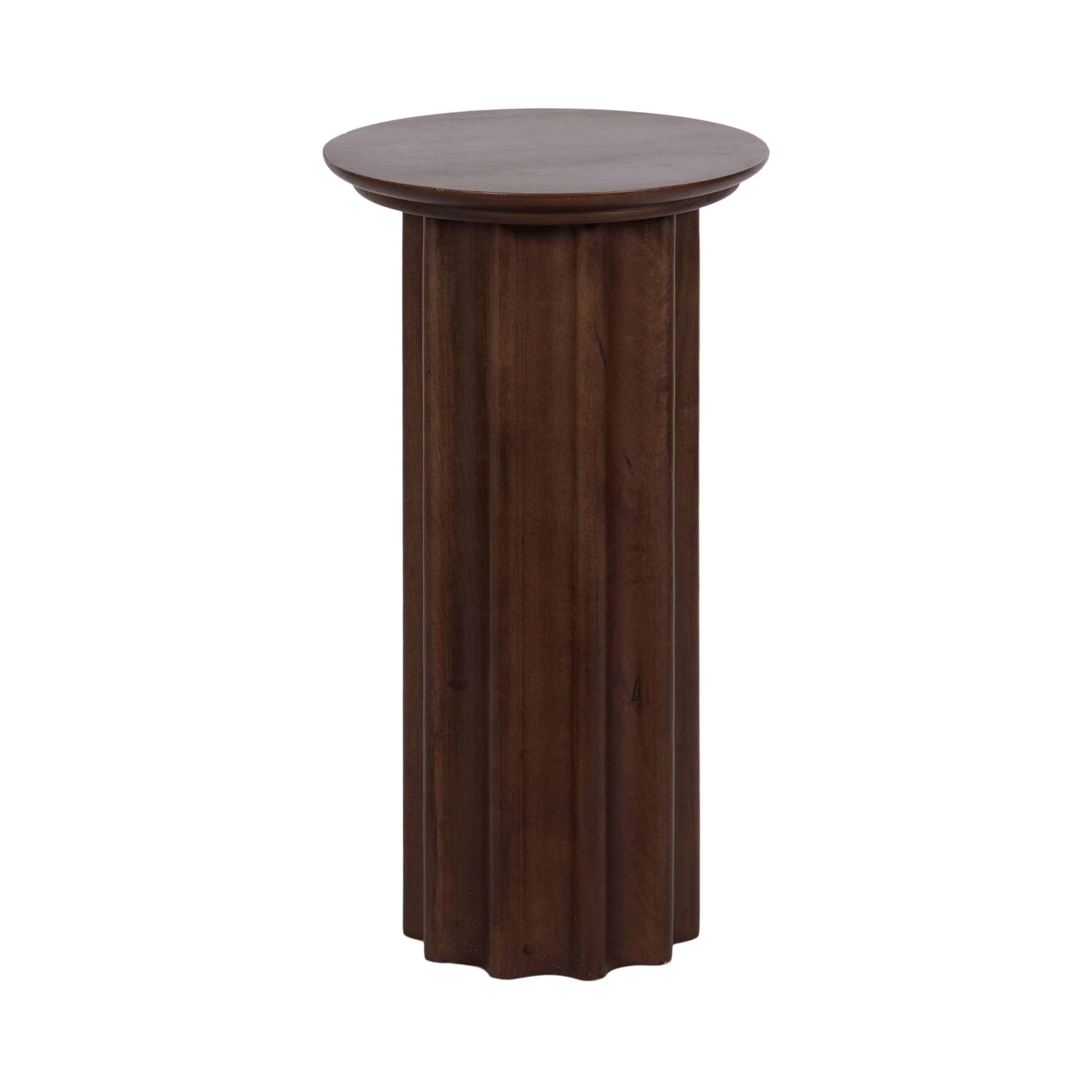 Amazon.com: Kate and Laurel Gierson Modern Wooden Round Side Table, 12 ...