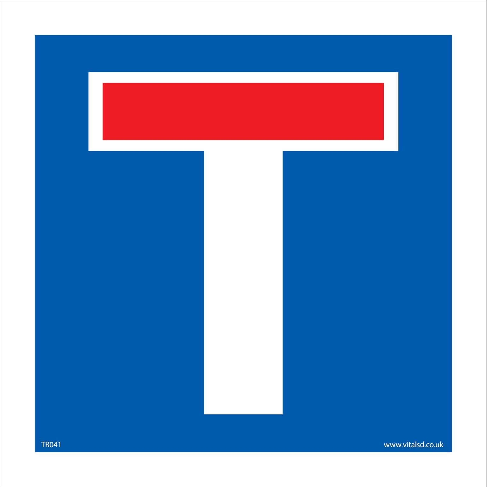 Tr041 Traffic Sign No Through Road Signs 200mm X 200mm | Desertcart INDIA