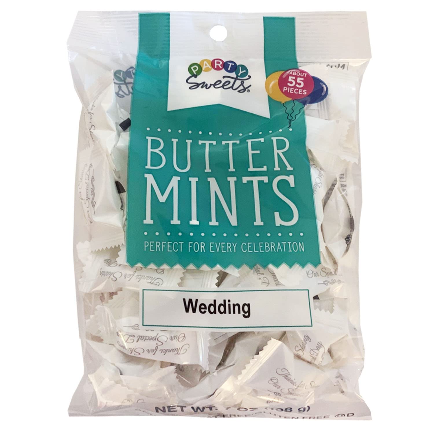 Amazon.com : Party Sweets By Hospitality Mints Wedding Buttermints, 7 ...