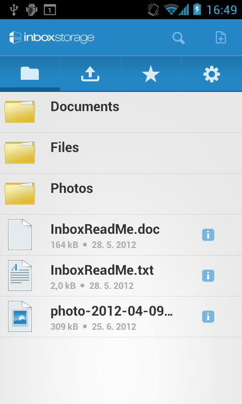 Inbox Storage:Amazon.com:Appstore for Android