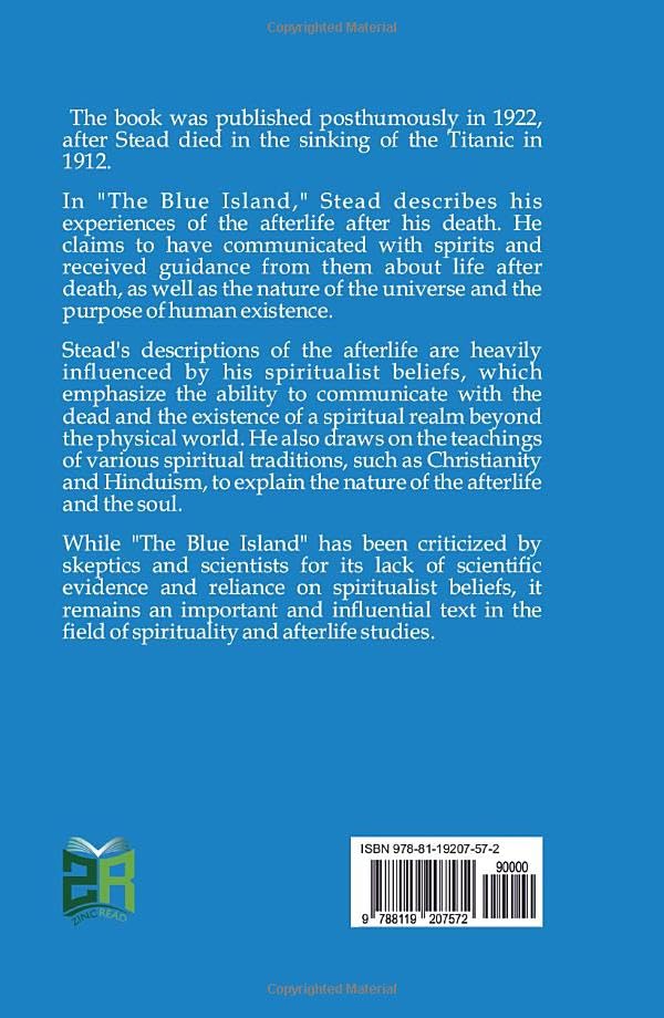 Snapklik.com : The Blue Island Experiences Of A New Arrival Beyond The Veil