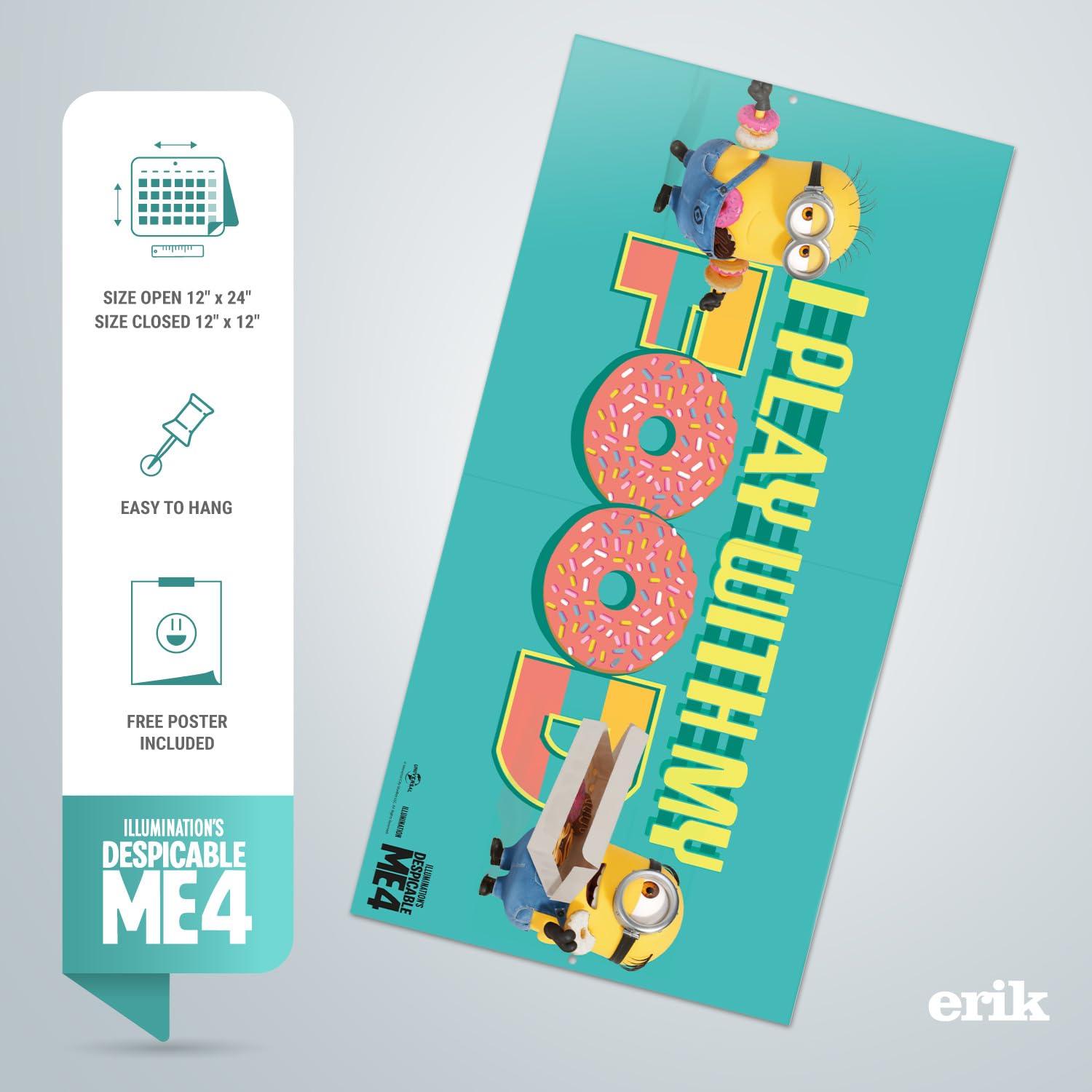 Grupo Erik Wall Calendar 2025 – Despicable Me 4 | 12″ x 12″ Square ...