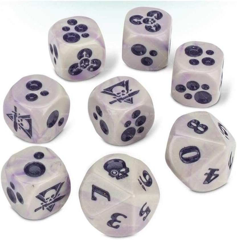 KillTeam Games Workshop - Warhammer 40,000 Gellerpox Infected Dice Set ...