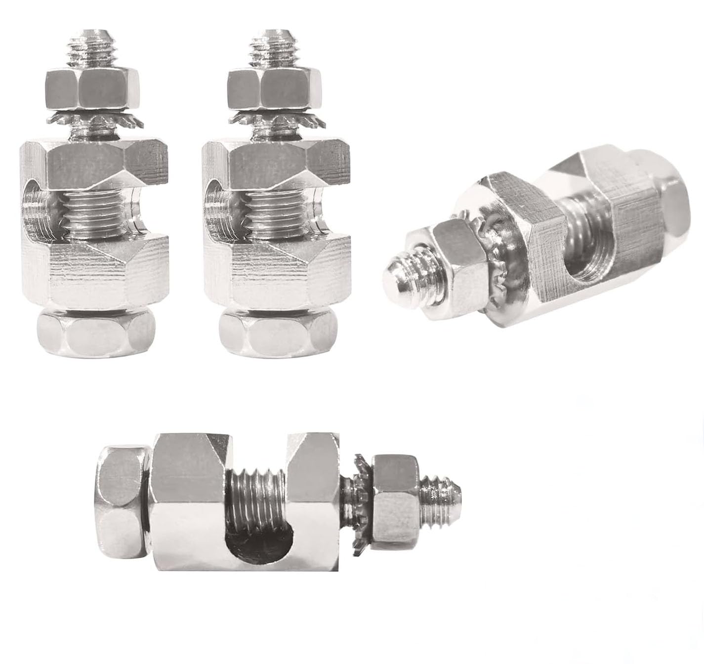 Snapklik.com : 4Pcs Copper Grounding Clamps Solar Panel Ground Lug ...