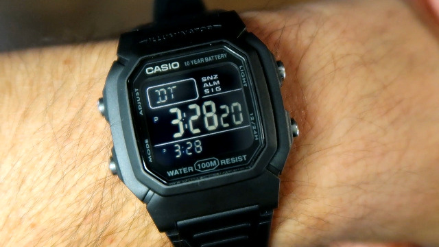 Watch Casio Black Out Sports Watch Great Everyday Wear on Amazon Live