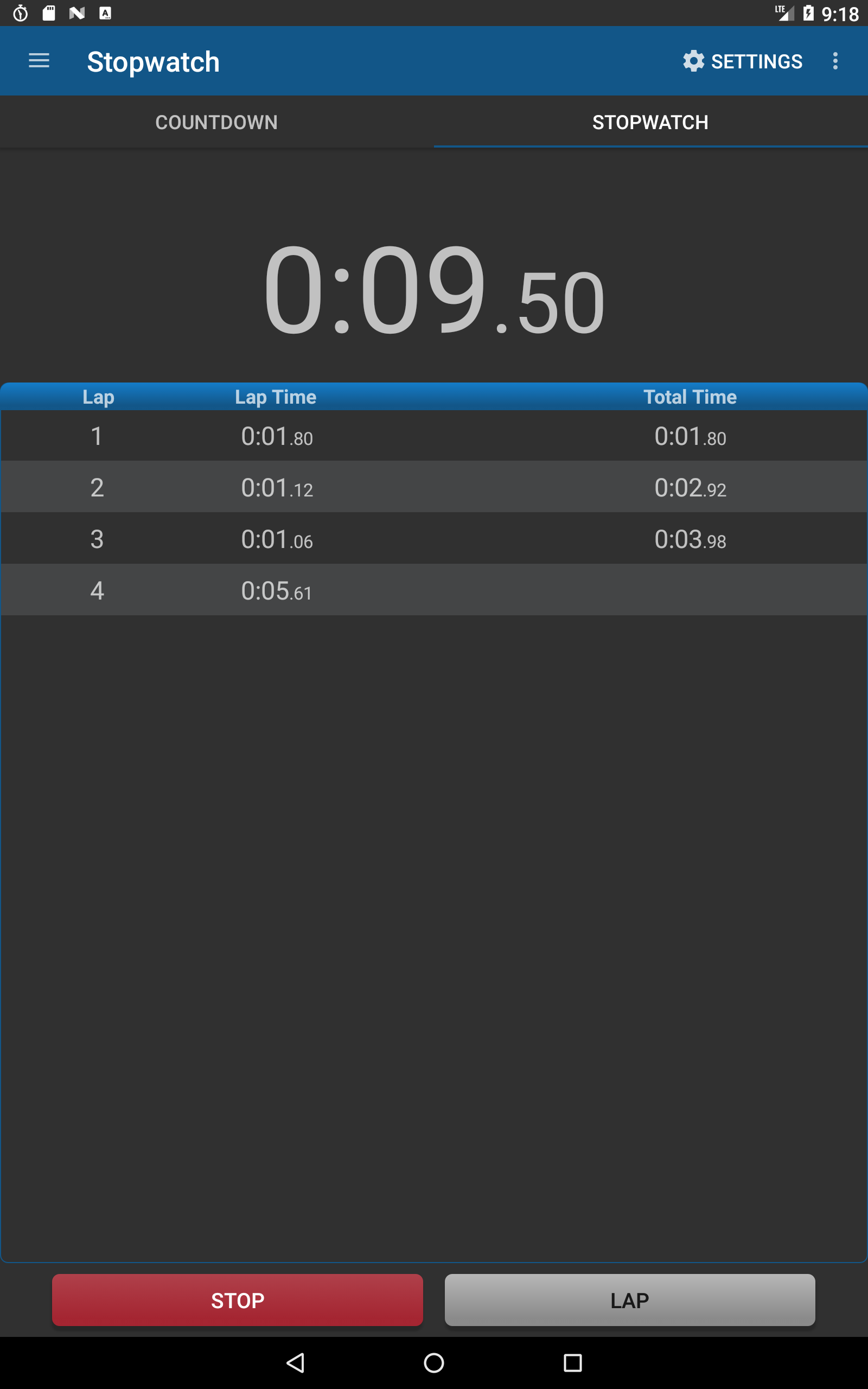Timers Plus (Interval/Countdown & Stopwatch) - App on Amazon Appstore