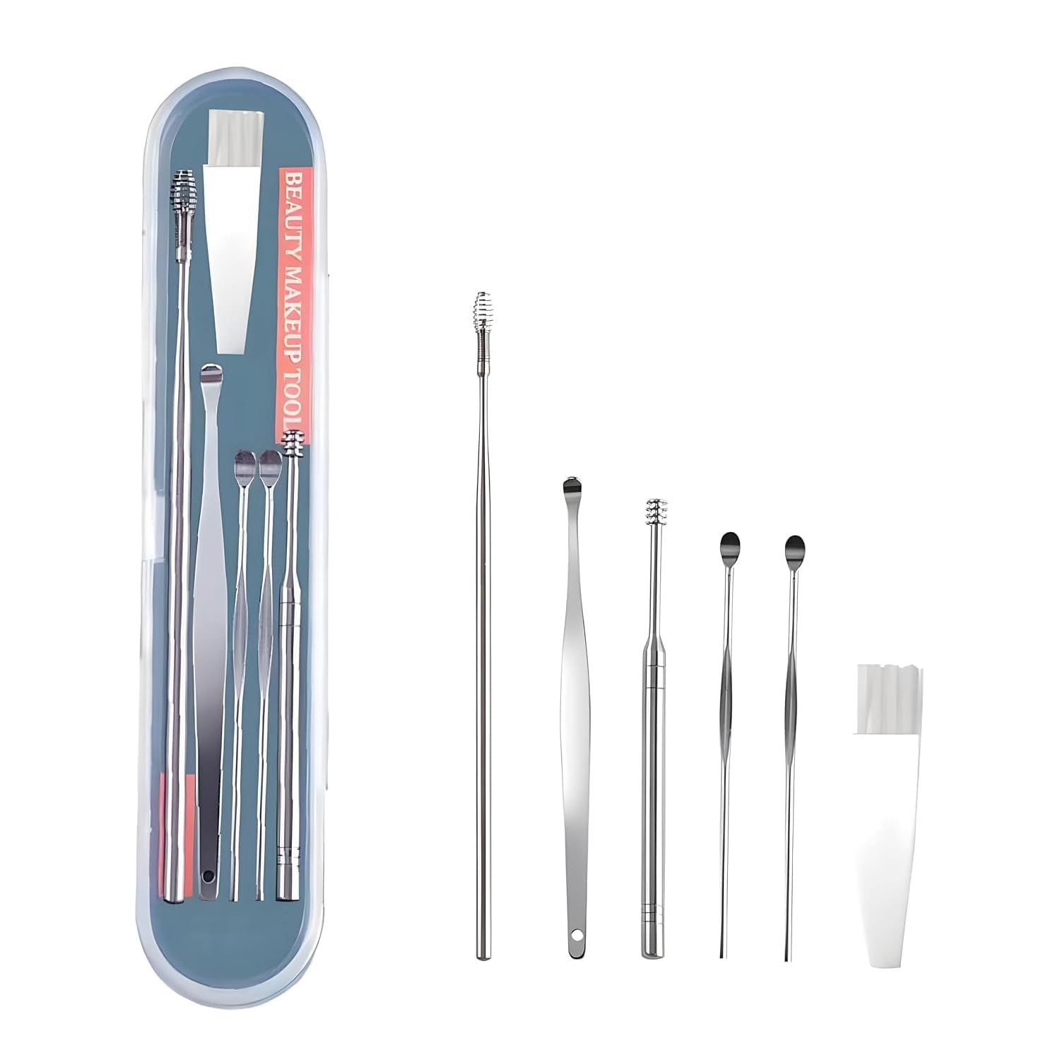 Buy MF® Ear Cleaning tool,Ear wax remover Stainless Steel tool kit ...