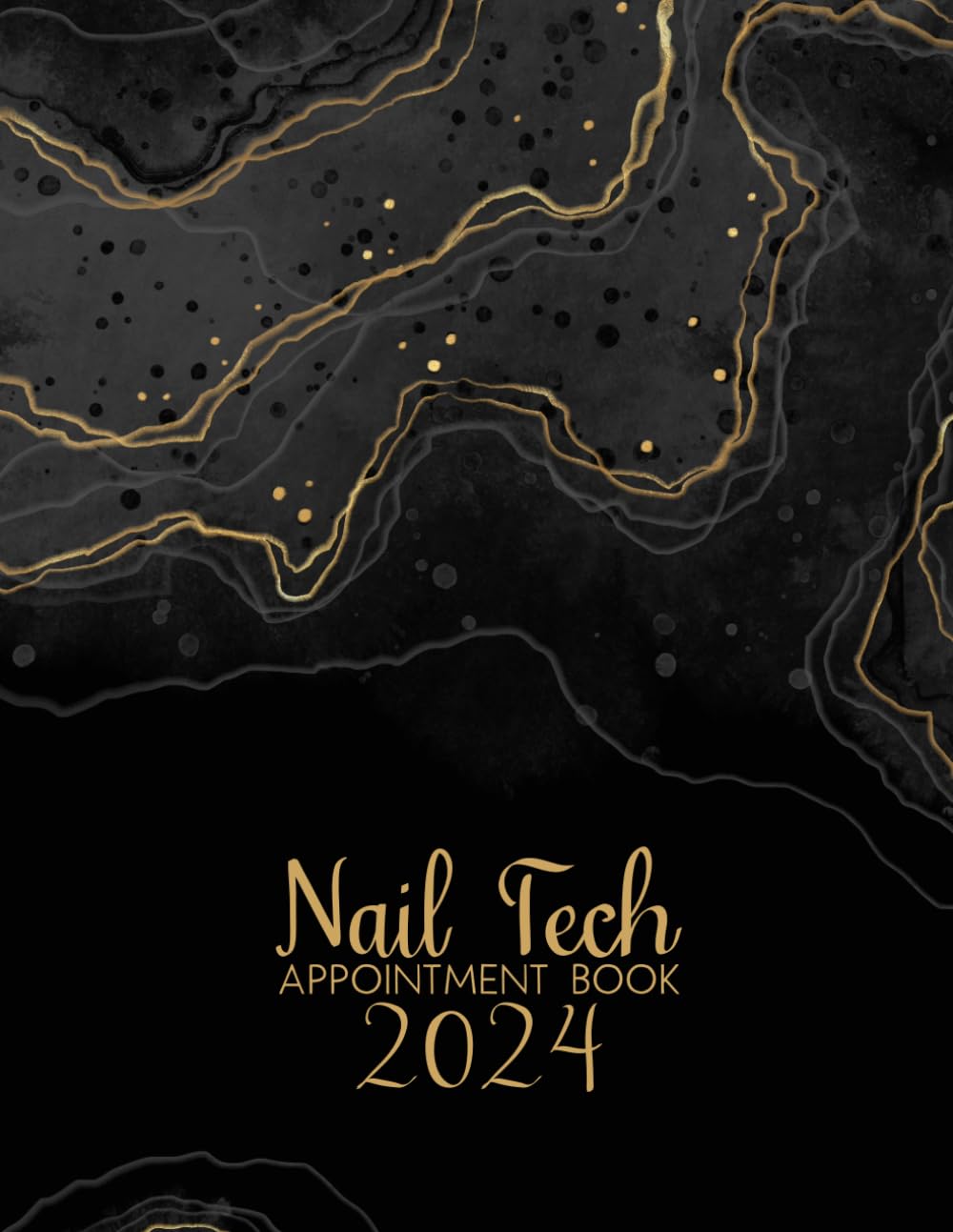 Nail Tech Appointment Book 2024: Salon Appointment Book 2024 for Nail ...