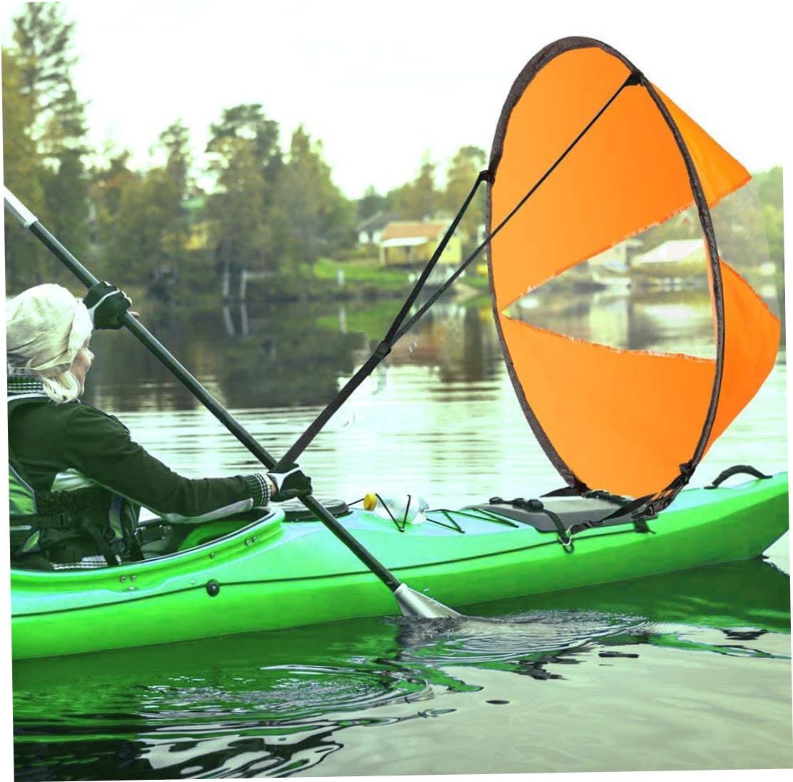 Amazon.com: NewGtuizi Kayak Sail|Kayak Wind Sail Foldable Kayak Wind ...