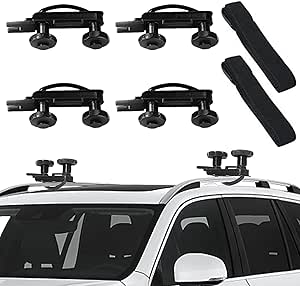 Roof Box U Bolt Clamp - Roof Rack Mounting Brackets, 4 Cargo Carrier ...