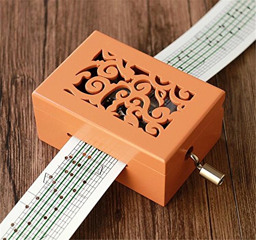 Biscount Make Your Own Music Box Kit Carved Wood Mechanism Musical Box ...