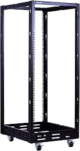 Amazon.com: RackPath 25U Open Frame Server Rack – Heavy Duty 4 Post Adjustable Depth with ...