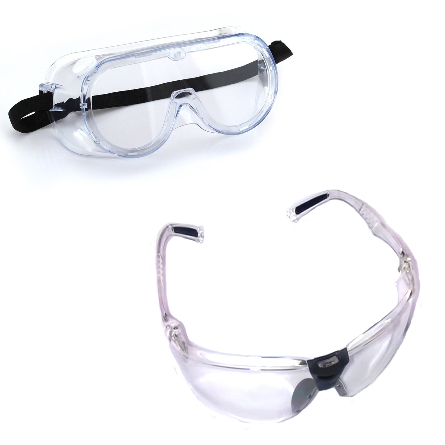 3M 1621 Chemical Protection Safety Goggle and 3M Virtua V3 In Eye ...