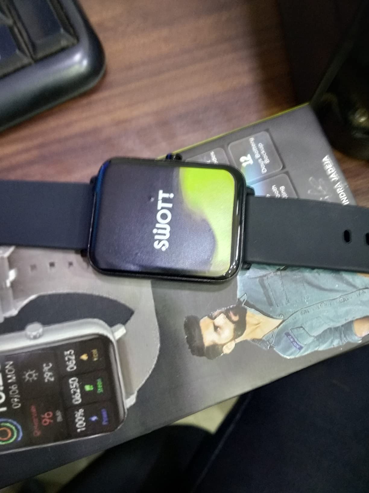 Swott Armor 007 1.69" Full Touch Made in India Smart Watch Bluetooth ...