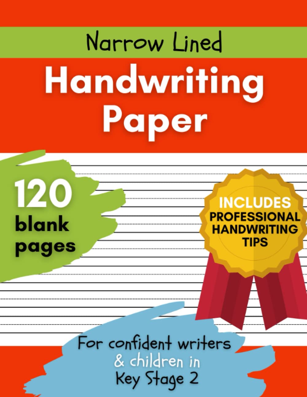 Buy Narrow Lined Handwriting Paper: For Children in Key Stage 2 ...