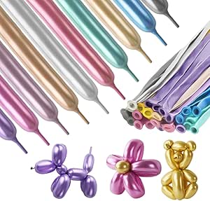 Amazon | 【日本企画】WeBirth バルーンアート 風船 100本 選べて楽しい♪人気カラー3タイプ 作り方説明書付き 割れにくい 大容量 動画でわかりやすく解説 webマニュアル ...