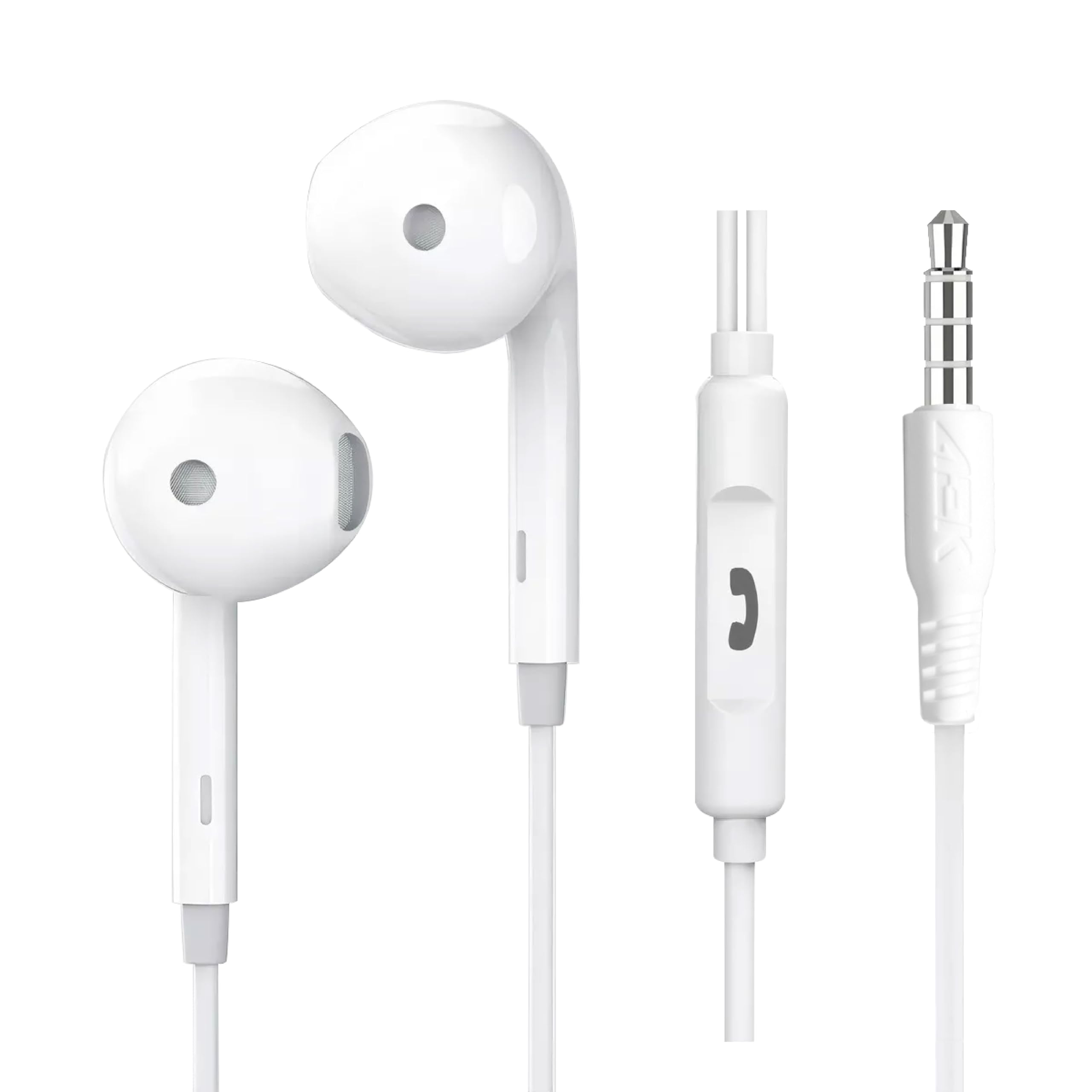 AEK CYBER IE01MB Audífonos de Cable In-Ear Manos Libres, Cancelación de Ruido, micrófono ...