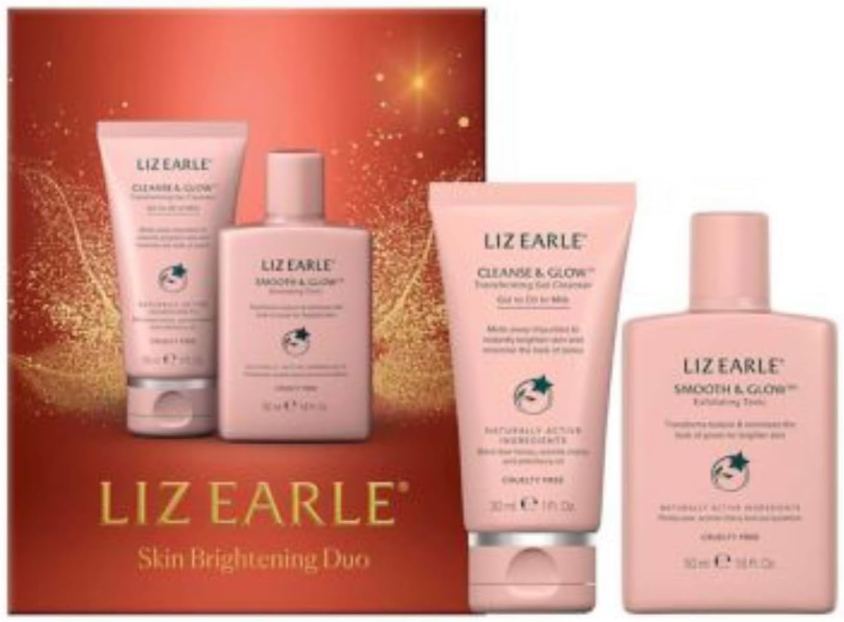 LIZ EARLE Skin Brightening Duo, Cleanse & Glow Transforming Gel ...