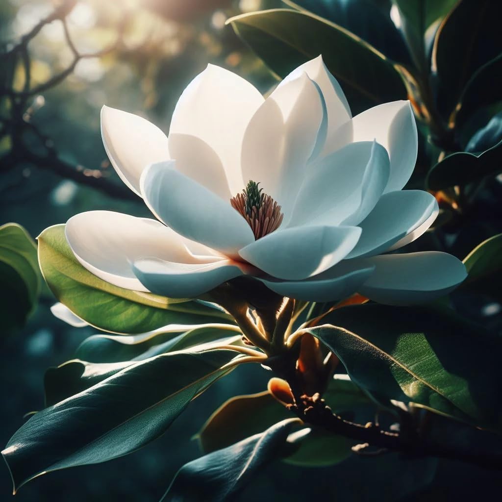 Amazon.com : Magnolia grandiflora (Southern Magnolia, Evergreen ...