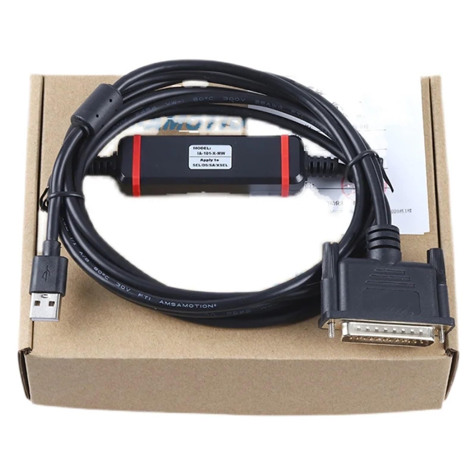 Amazon.co.jp: プラグケーブル IAIドライブプログラミングケーブルSEL/DS/SA/XSELデバッグラインIA-101-X ...