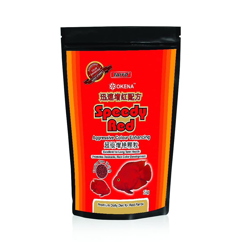 Buy Taiyo Speedy Red Fish Food for Red Parrot (1kg) Online at Low ...