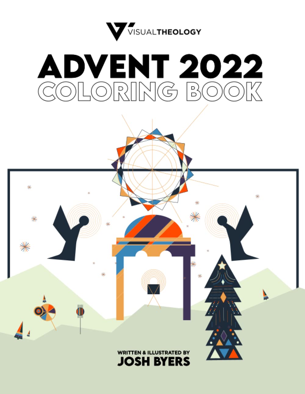 2022 Visual Theology Advent Coloring Book: Byers, Josh, Byers, Josh ...