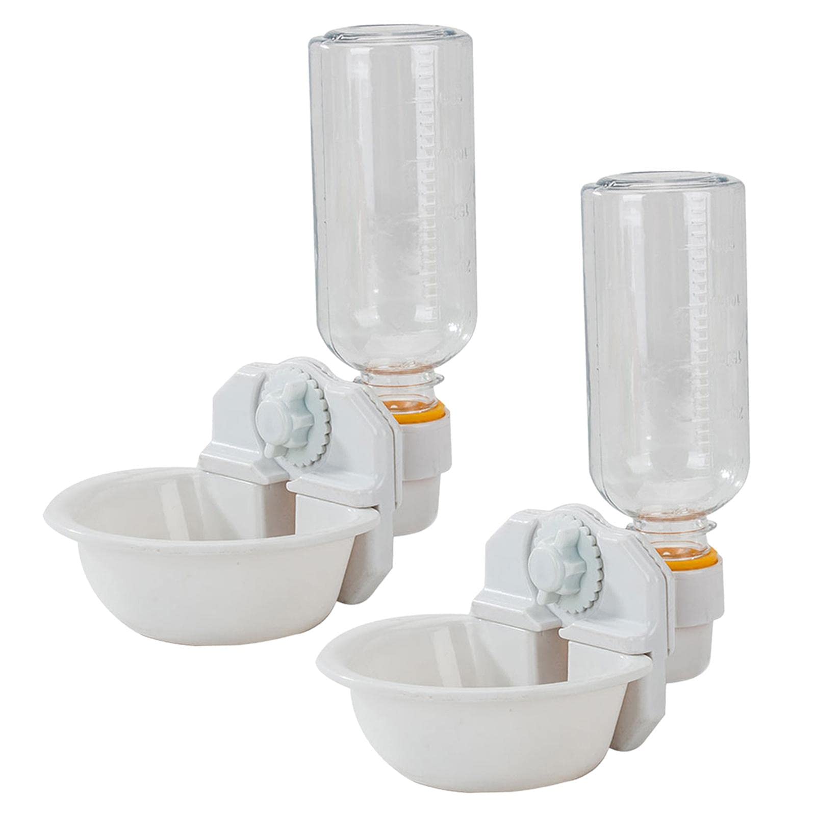Pet Supplies : Leefasy 2 Removable Hanging Drinking Fountain Bottle ...