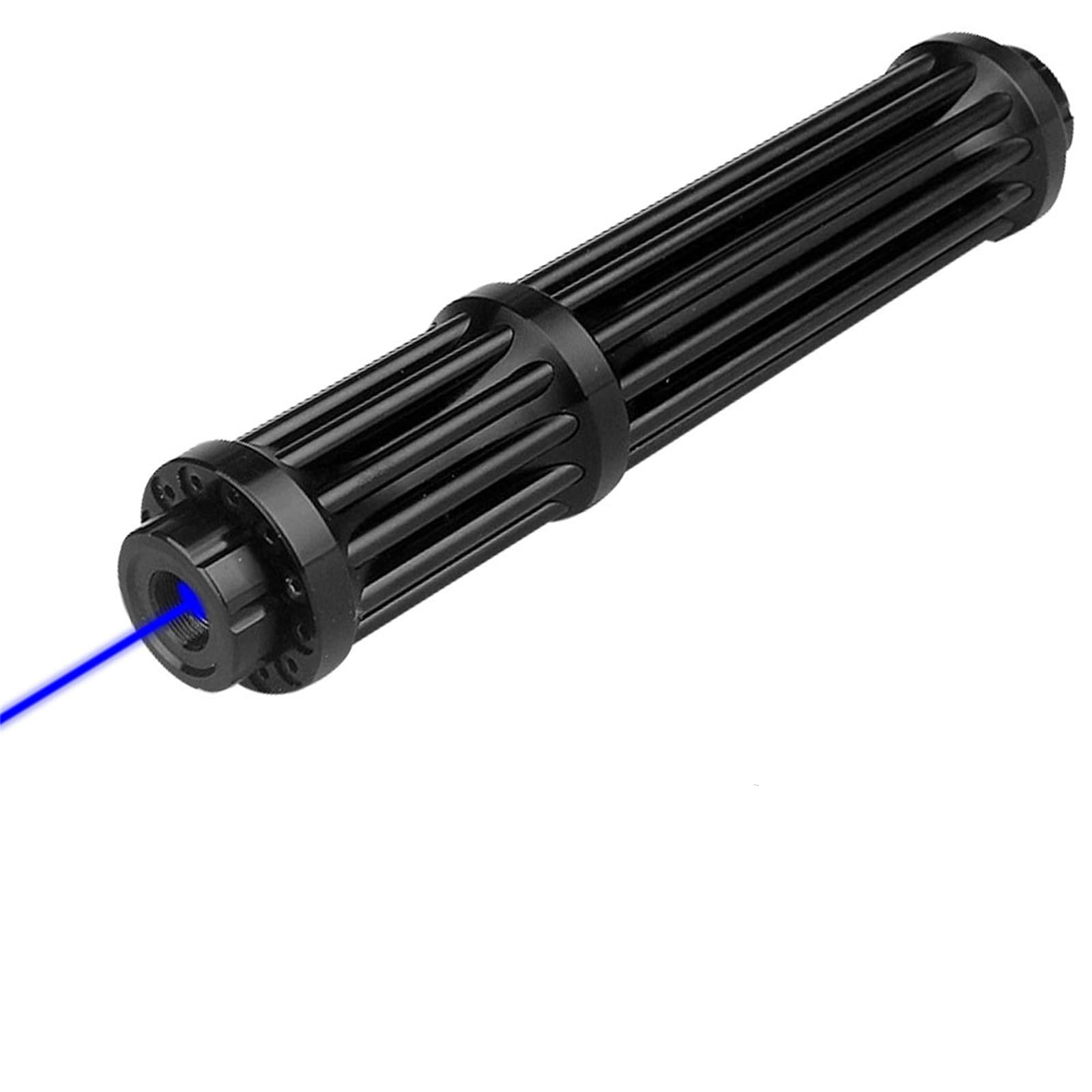 DazulI High Power Blue Beam Rechargeable Torch, Flashlight Adjustable ...