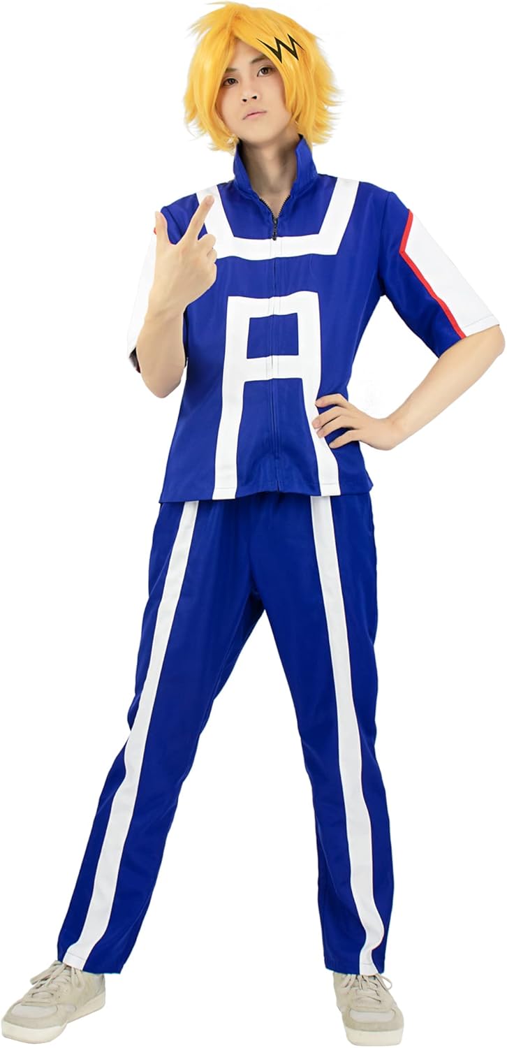 Amazon.com: C-ZOFEK Anime Uniform Denki Cosplay Halloween Anime US Size ...