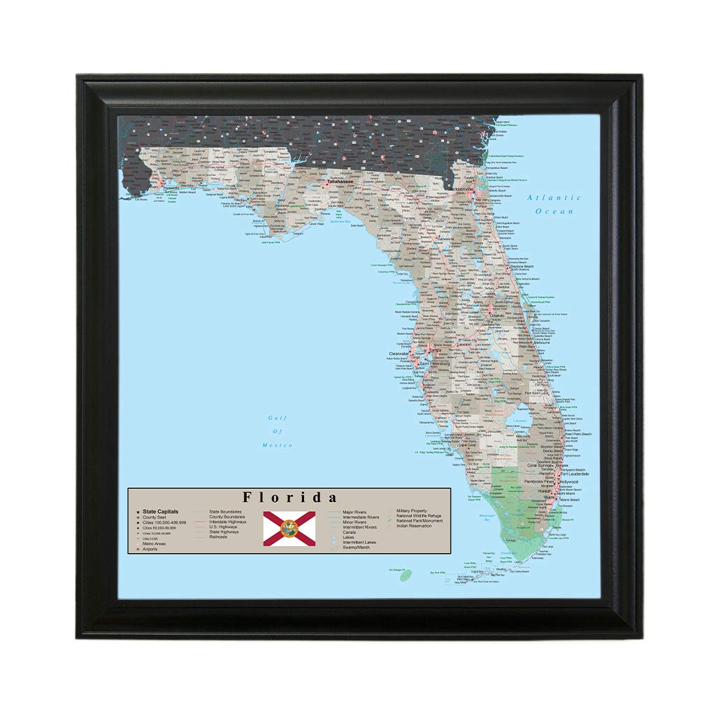Map Of Florida Lakes And Rivers
