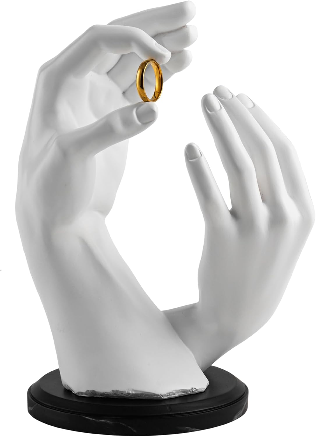 Amazon.com: Grace4Joy Loving Hands Sculpture, 8 Inch Ring Hand Statue ...