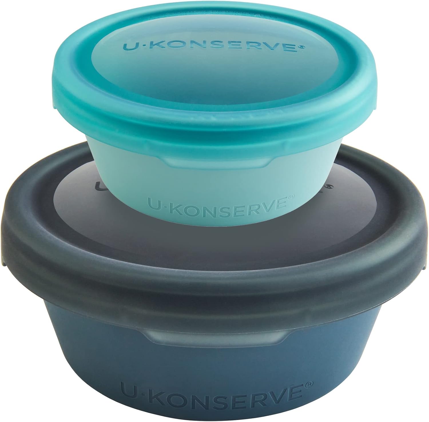 Amazon.com: U Konserve Platinum Silicone Nested Duo Food Storage Bento ...